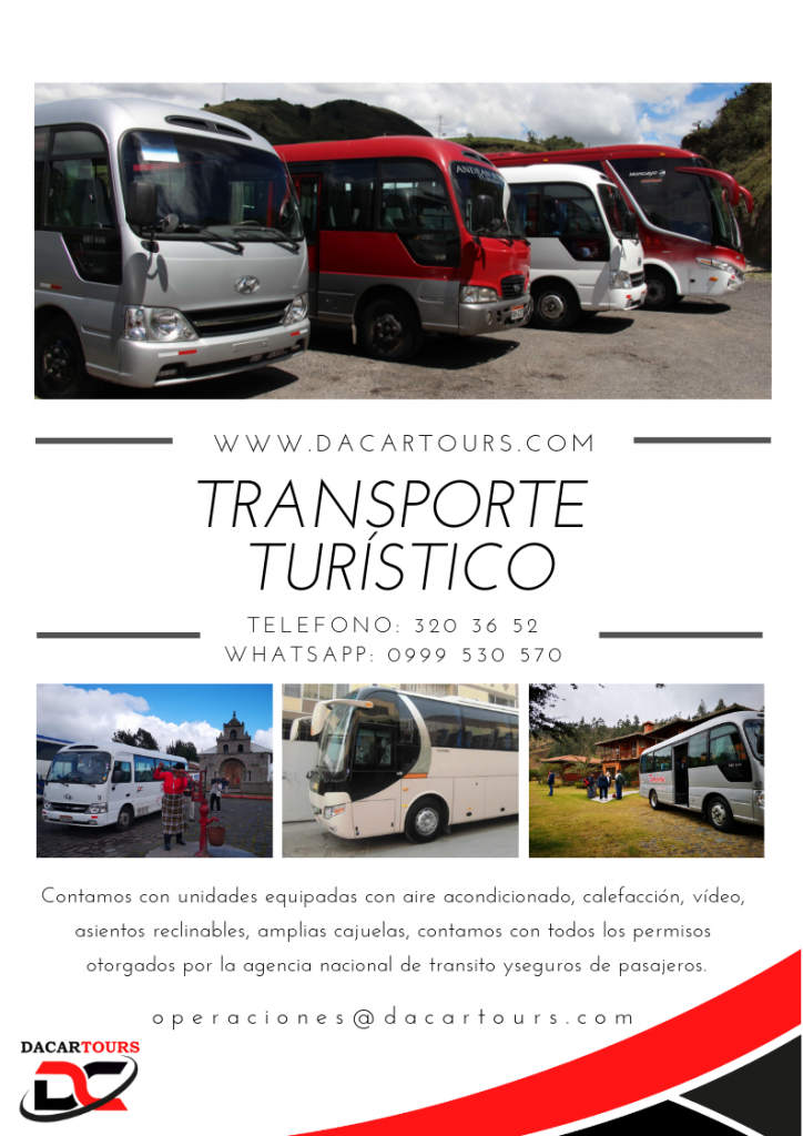 Transporte Turístico - DacarTours Transporte Turistico en Quito y ...